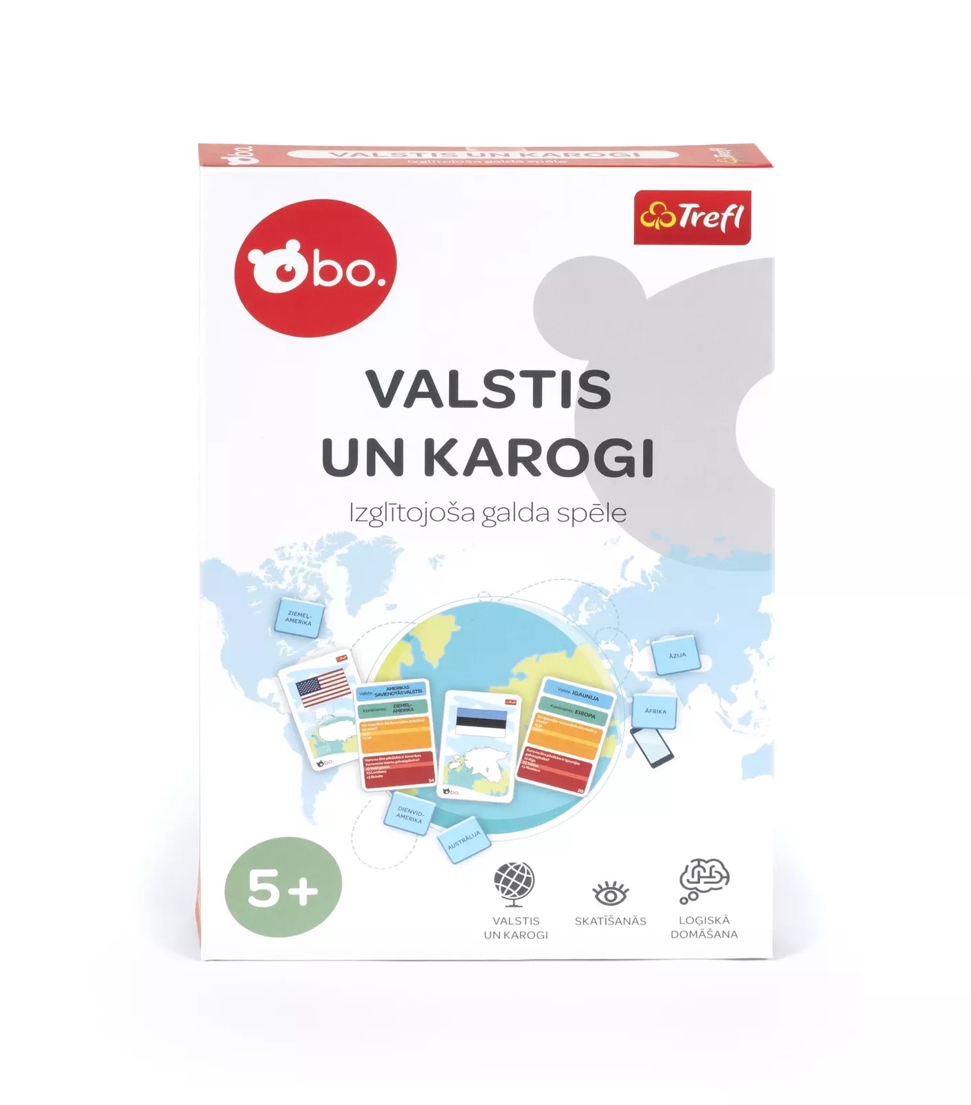 Izglītojoša galda spēle Valstis un karogi - Sky&More