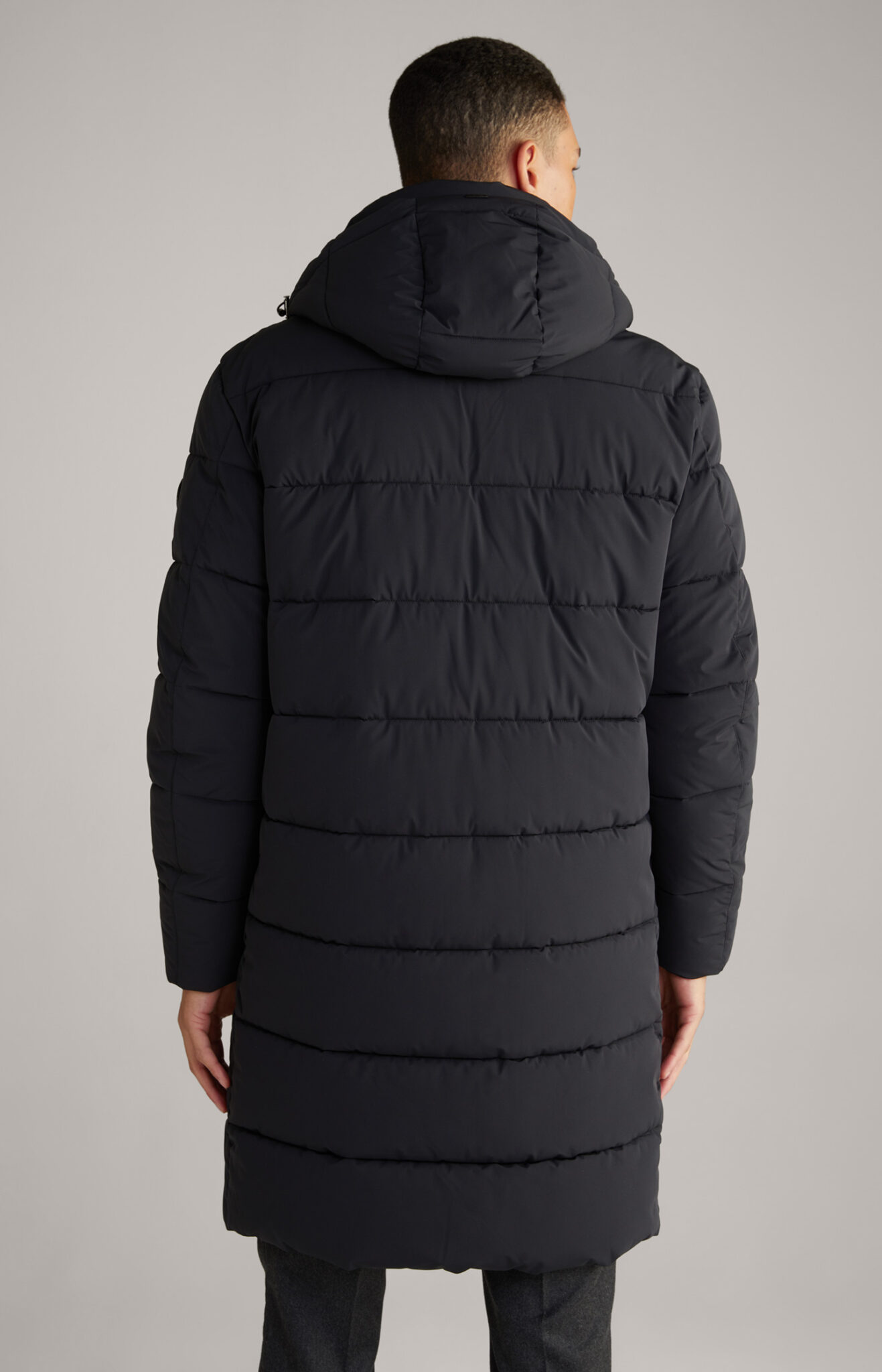 Melna garā vīriešu ziemas virsjaka - Sky&More